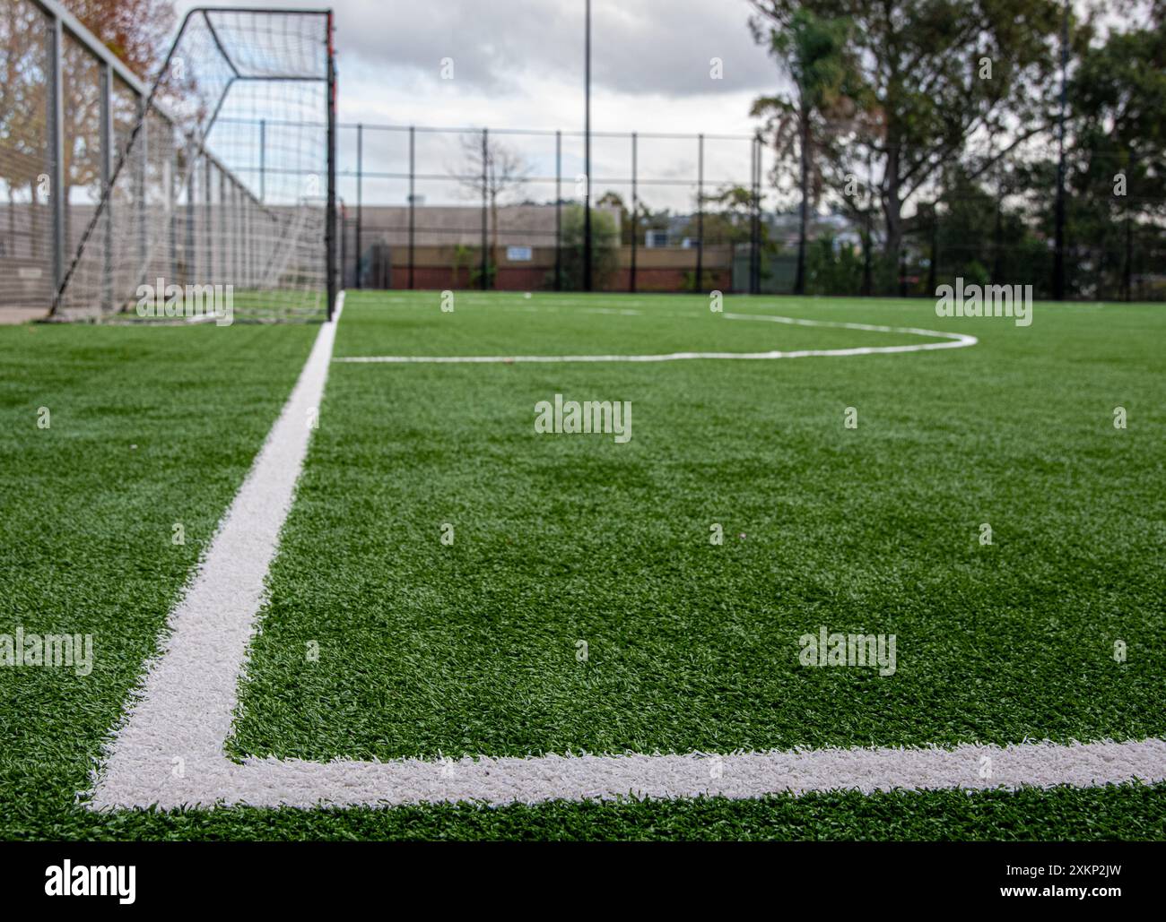 astro turf soccer pitch Stock Photo - Alamy