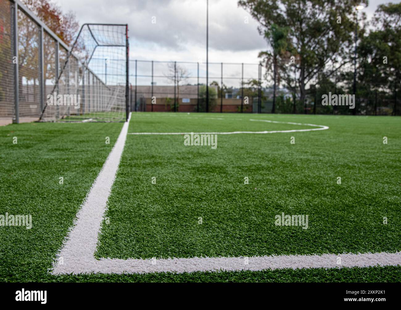 astro turf soccer pitch Stock Photo - Alamy