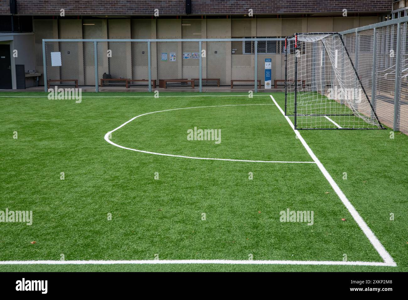 astro turf soccer pitch Stock Photo - Alamy