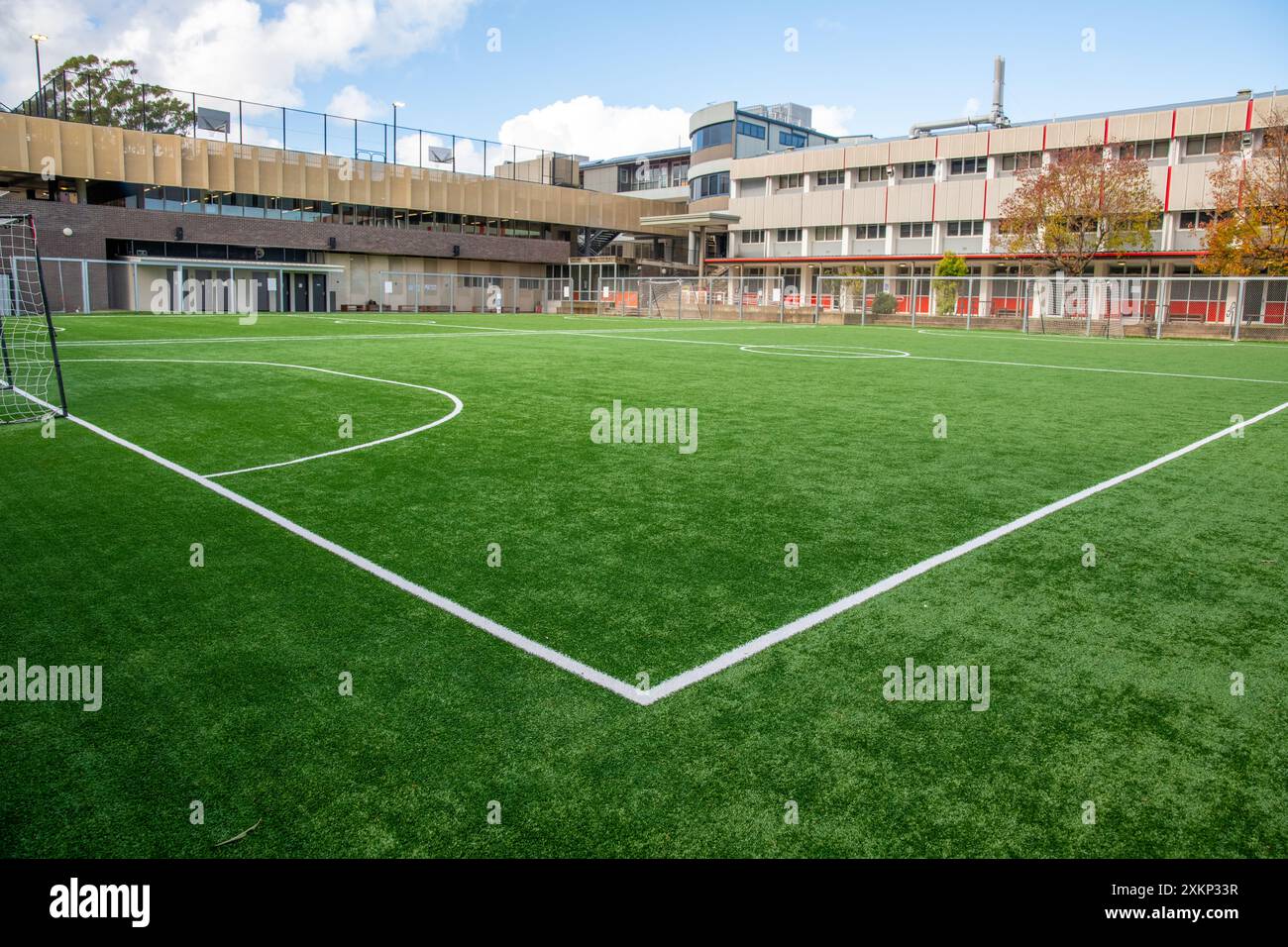 astro turf soccer pitch Stock Photo - Alamy