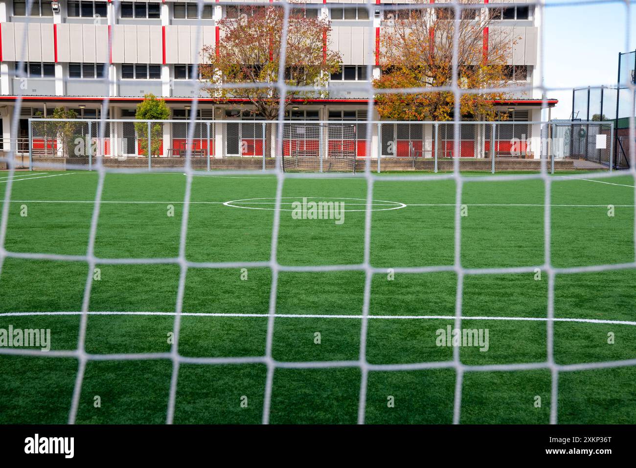astro turf soccer pitch Stock Photo - Alamy