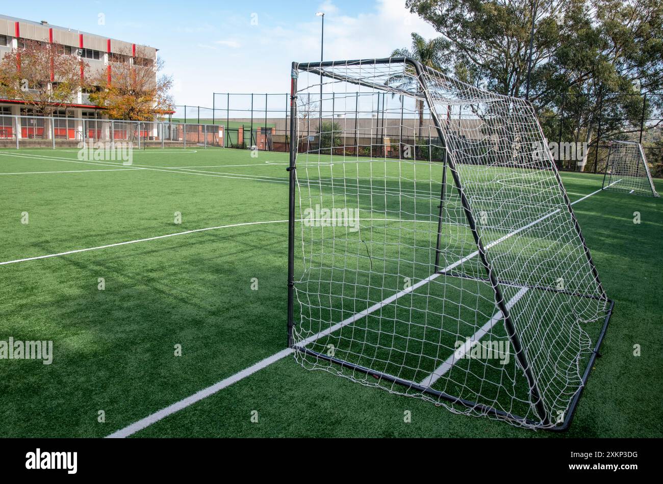 astro turf soccer pitch Stock Photo - Alamy