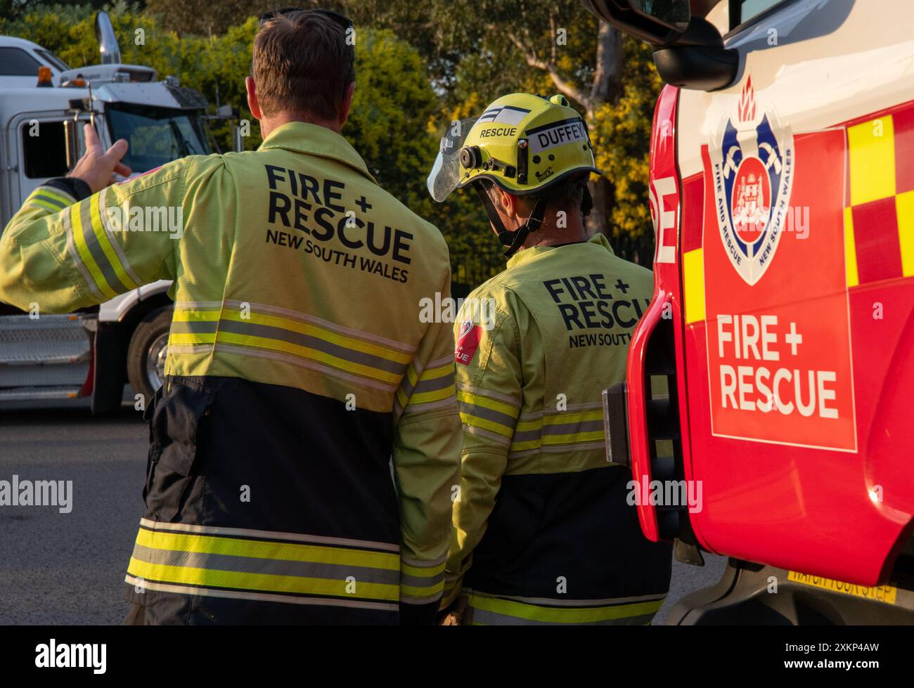 Nsw Police Ambulance Fire Fighters Stock Photo - Alamy