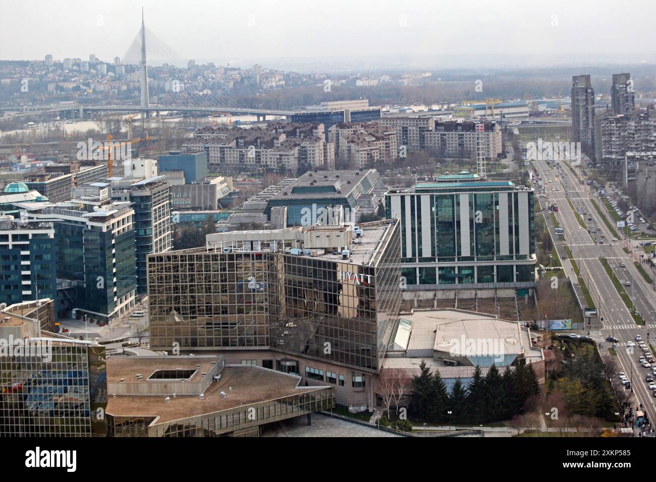 New belgrade city panorama spring hi-res stock photography and images ...