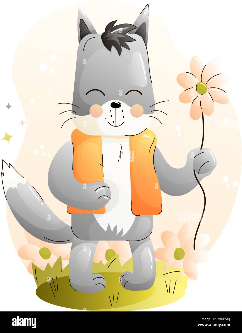 Children and wolf hi-res stock photography and images - Alamy