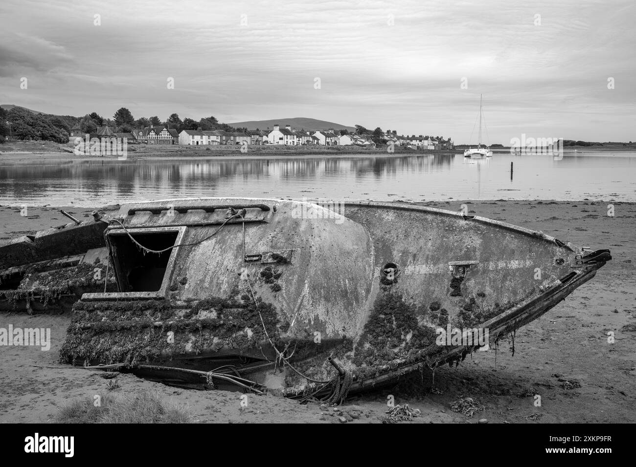 Siltation at work on the Ravenglass estuary, Lake District National ...