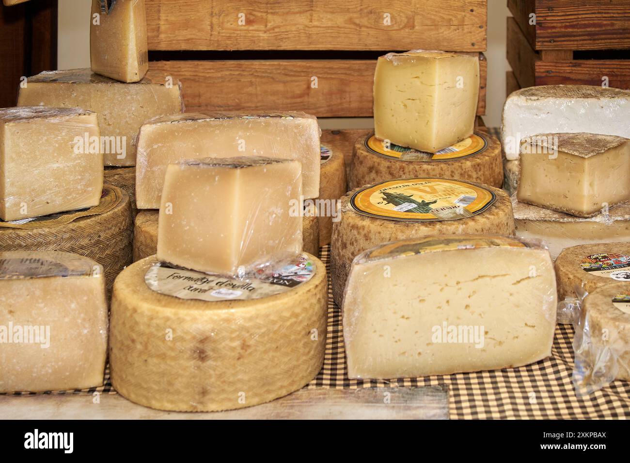 Cheese packaging ricotta hi-res stock photography and images - Alamy