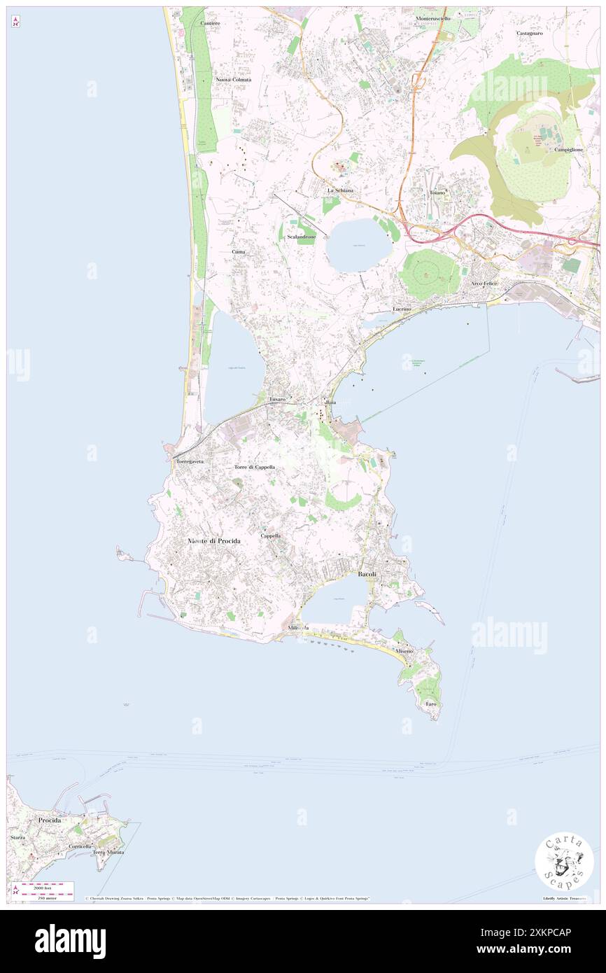 Bacoli map hi-res stock photography and images - Alamy