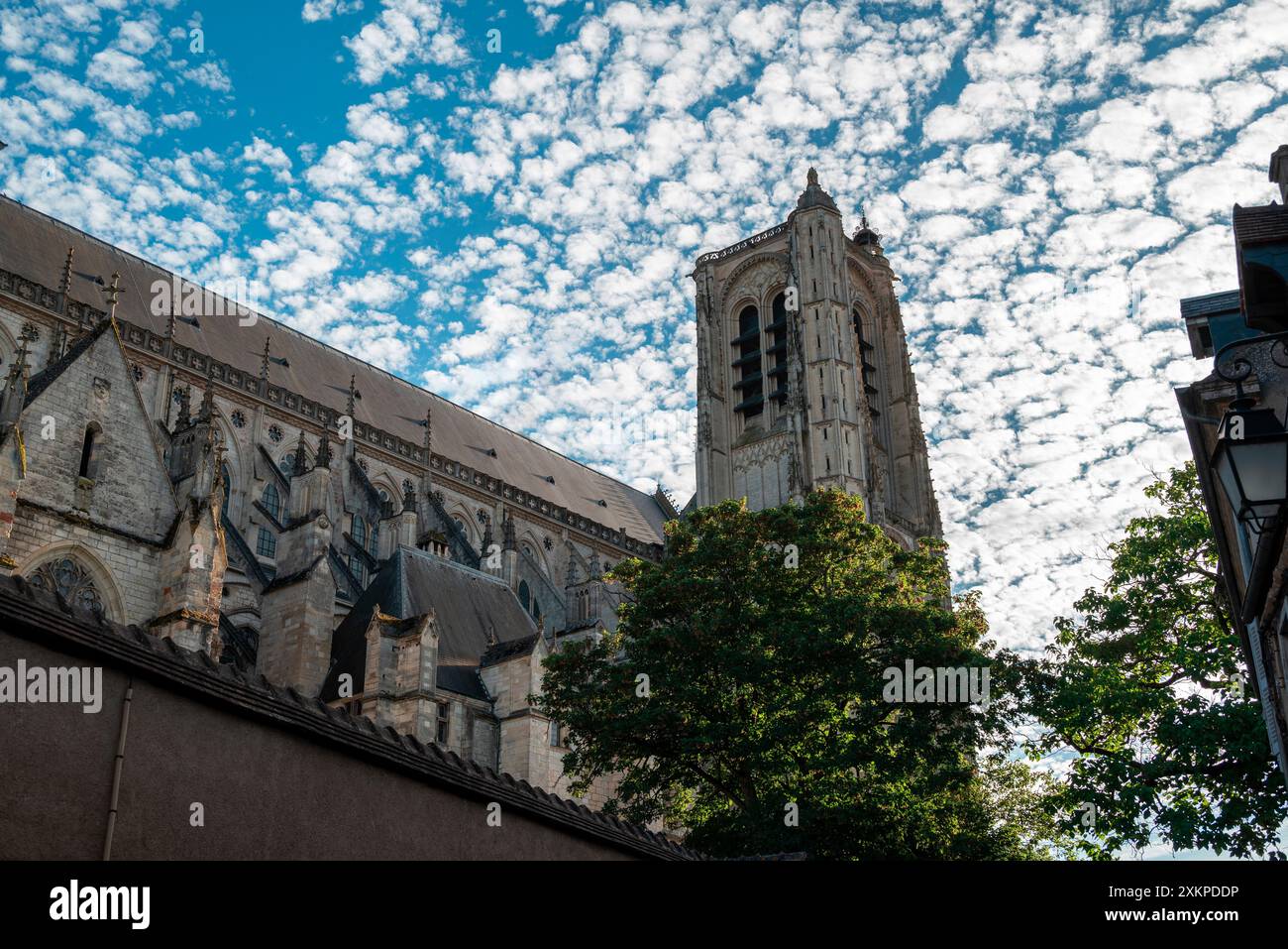 Architectural details of the Bourges Cathedral is dedicated to Saint ...