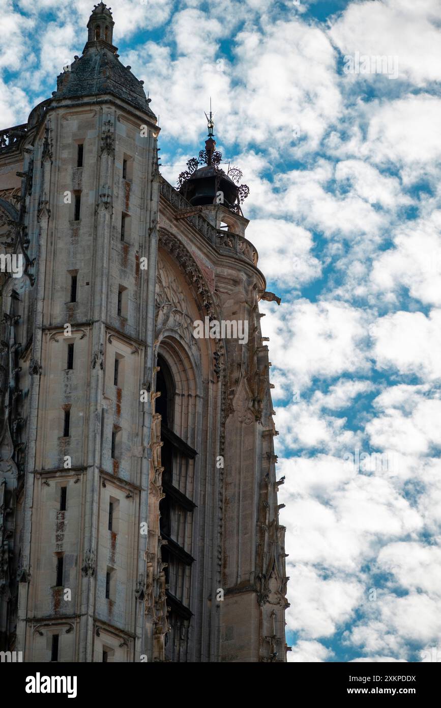 Architectural details of the Bourges Cathedral is dedicated to Saint ...