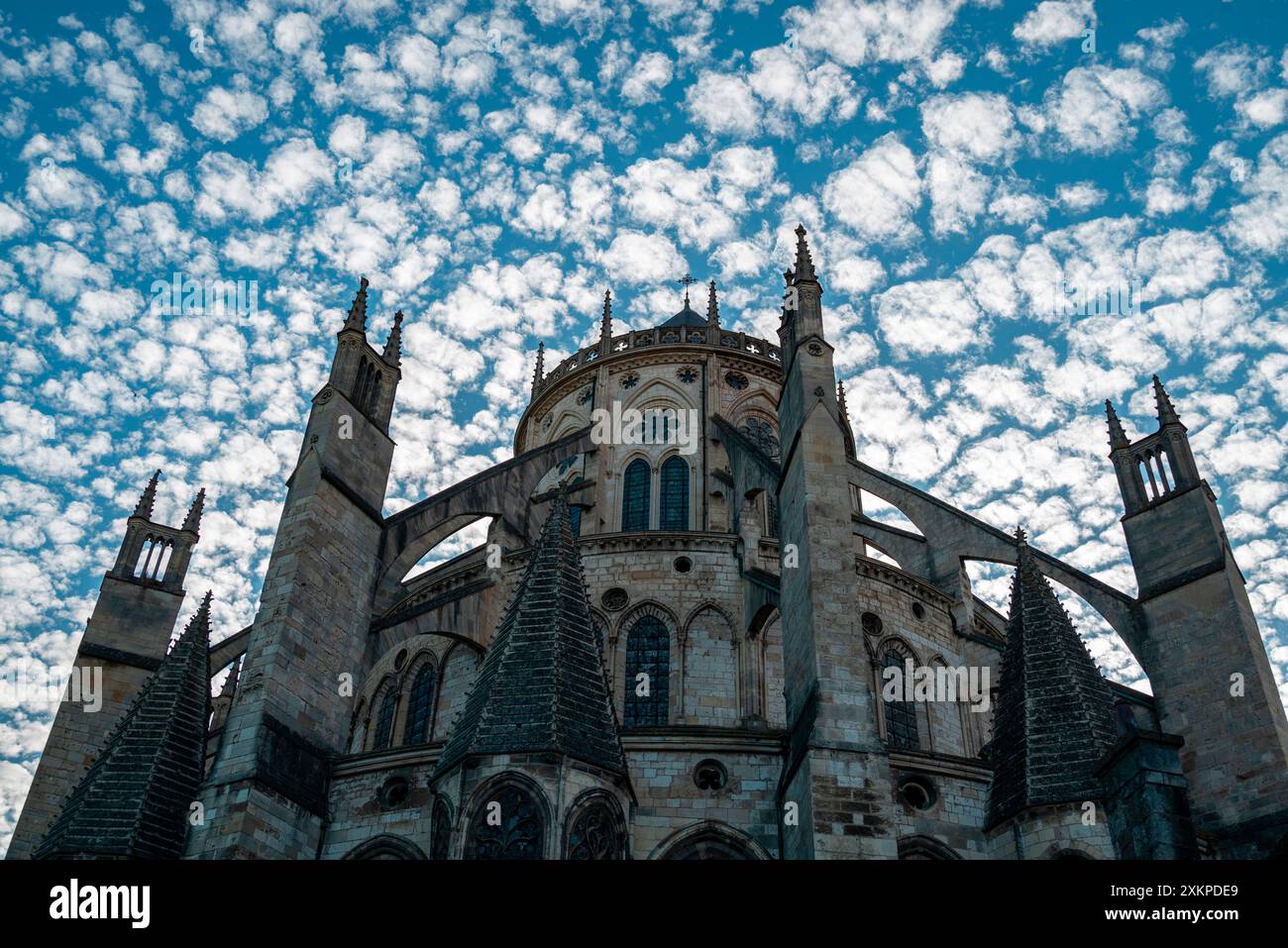 Architectural details of the Bourges Cathedral is dedicated to Saint ...