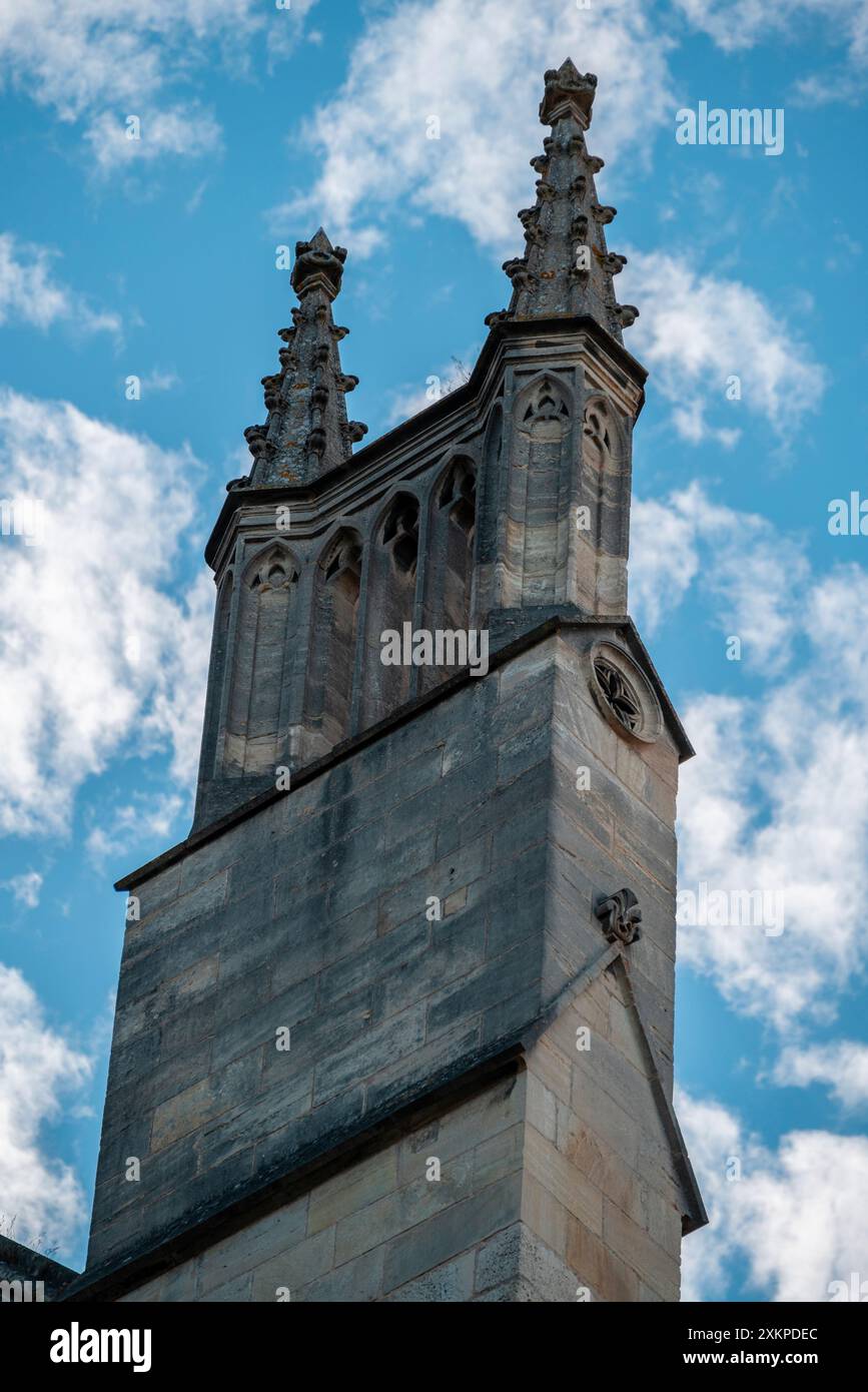 Architectural details of the Bourges Cathedral is dedicated to Saint ...