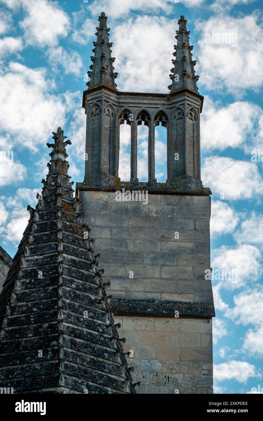 Architectural details of the Bourges Cathedral is dedicated to Saint ...