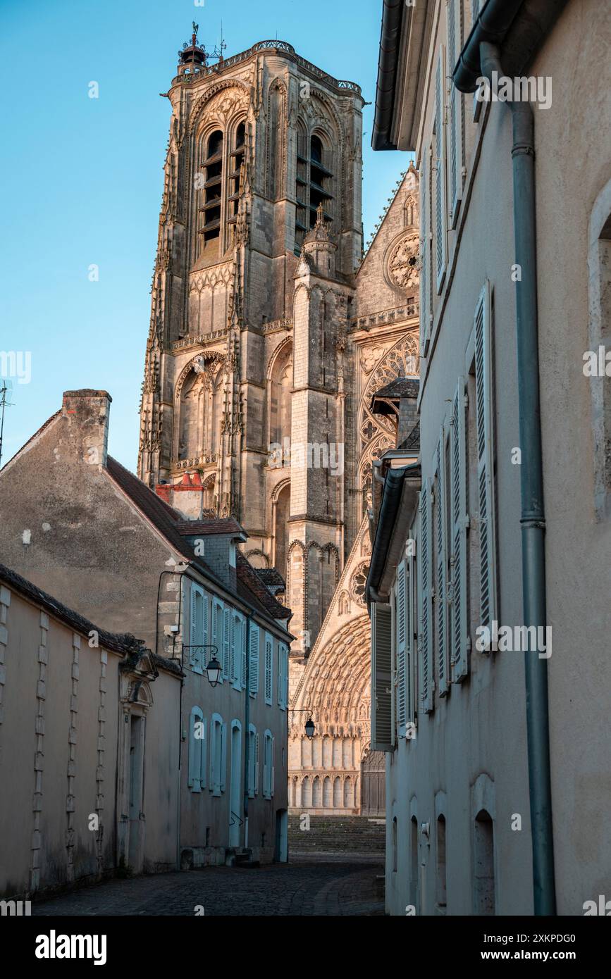 Architectural details of the Bourges Cathedral is dedicated to Saint ...