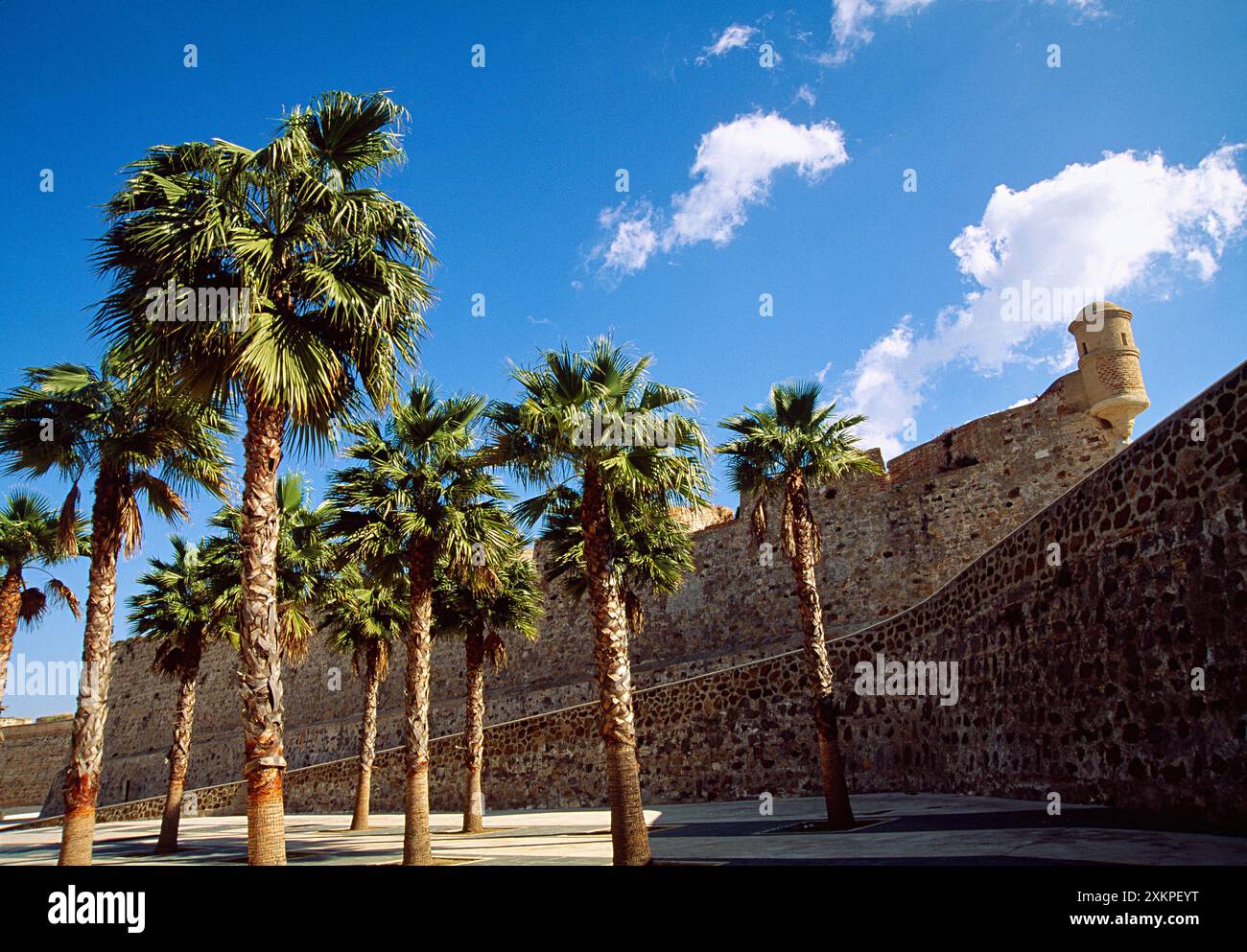 Royal City walls. Ceuta, Spain Stock Photo - Alamy