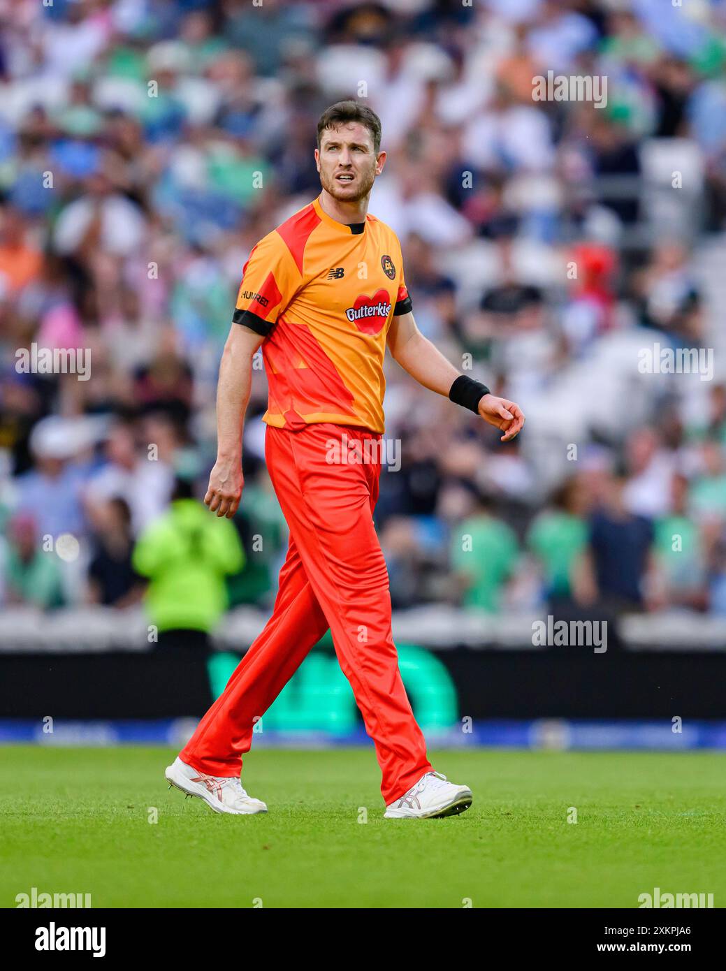 LONDON, UNITED KINGDOM. 23 July, 24. Adam Milne of Birmingham Phoenix ...