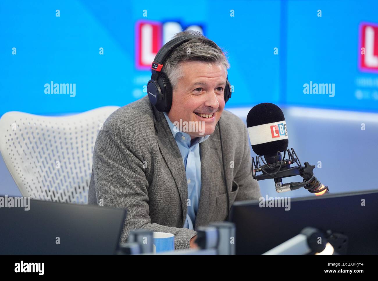 Former MP Jonathan Ashworth appears as a guest presenter on LBC radio's ...