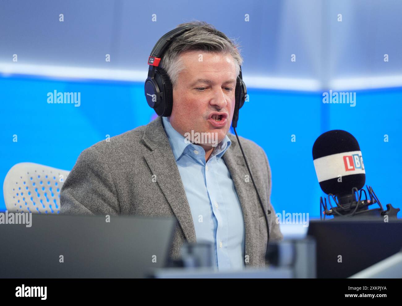 Former MP Jonathan Ashworth appears as a guest presenter on LBC radio's ...