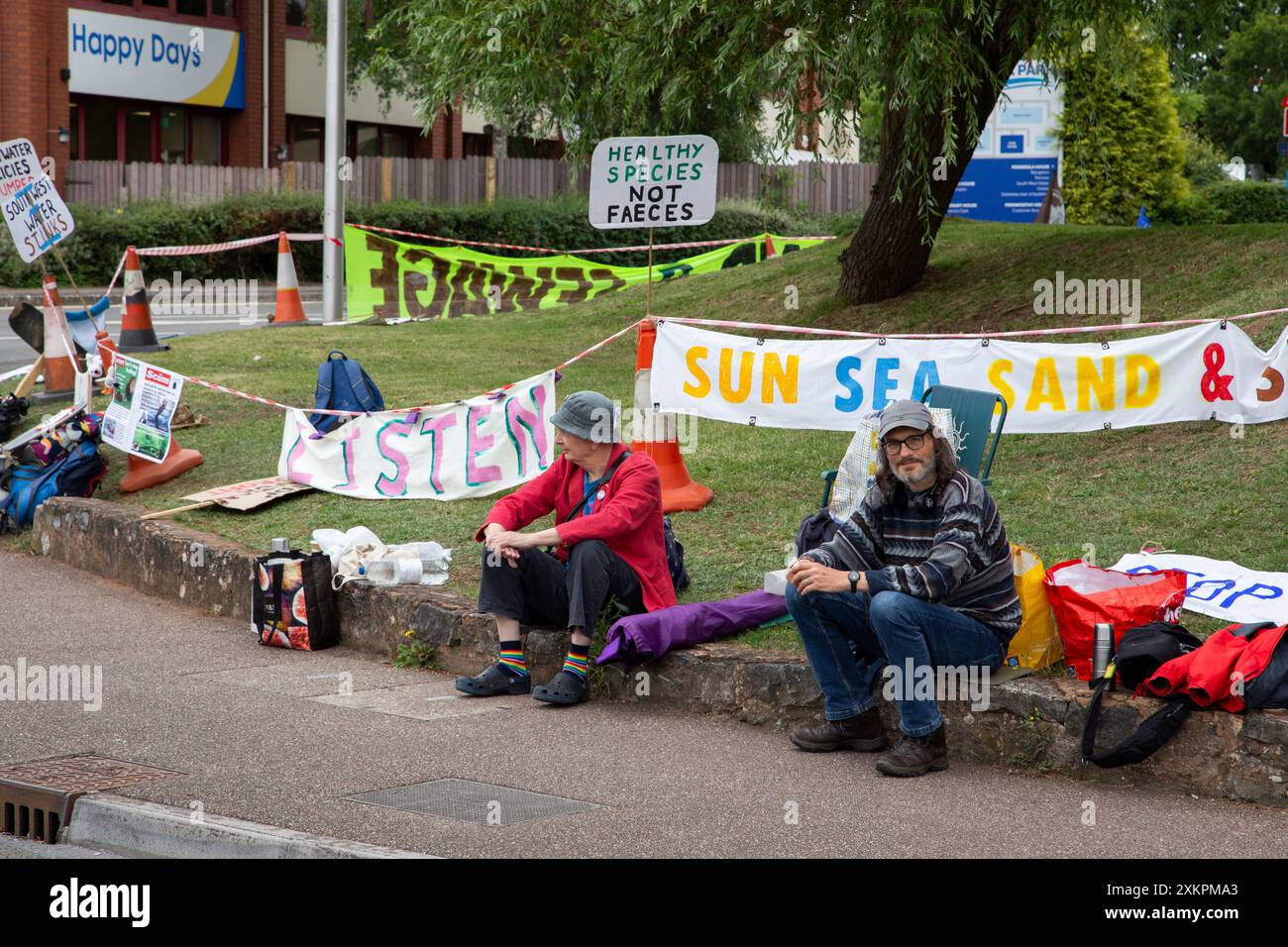 South West Water Protest, Peninsula Business Park, Exeter U.K on 24th ...
