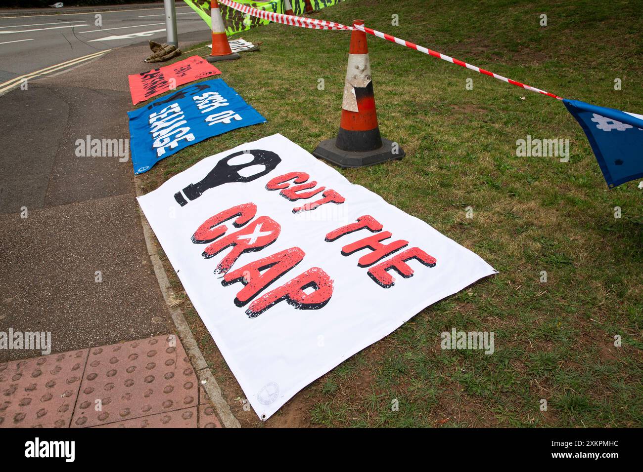 South West Water Protest, Peninsula Business Park, Exeter U.K on 24th ...