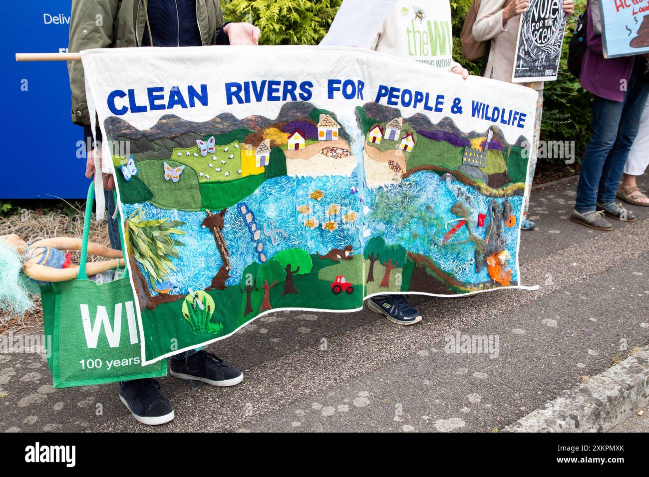 South West Water Protest, Peninsula Business Park, Exeter U.K on 24th ...