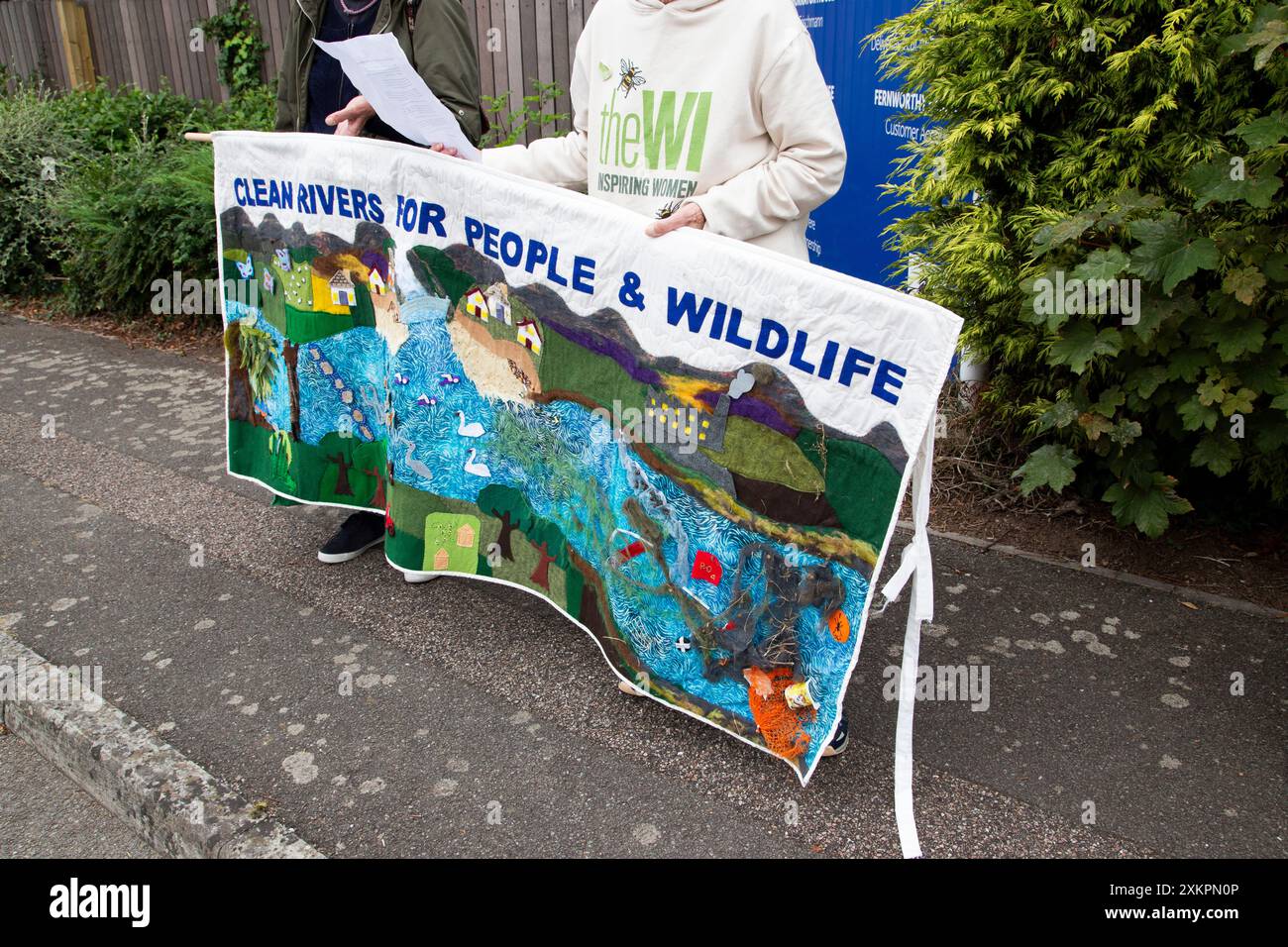 South West Water Protest, Peninsula Business Park, Exeter U.K on 24th ...