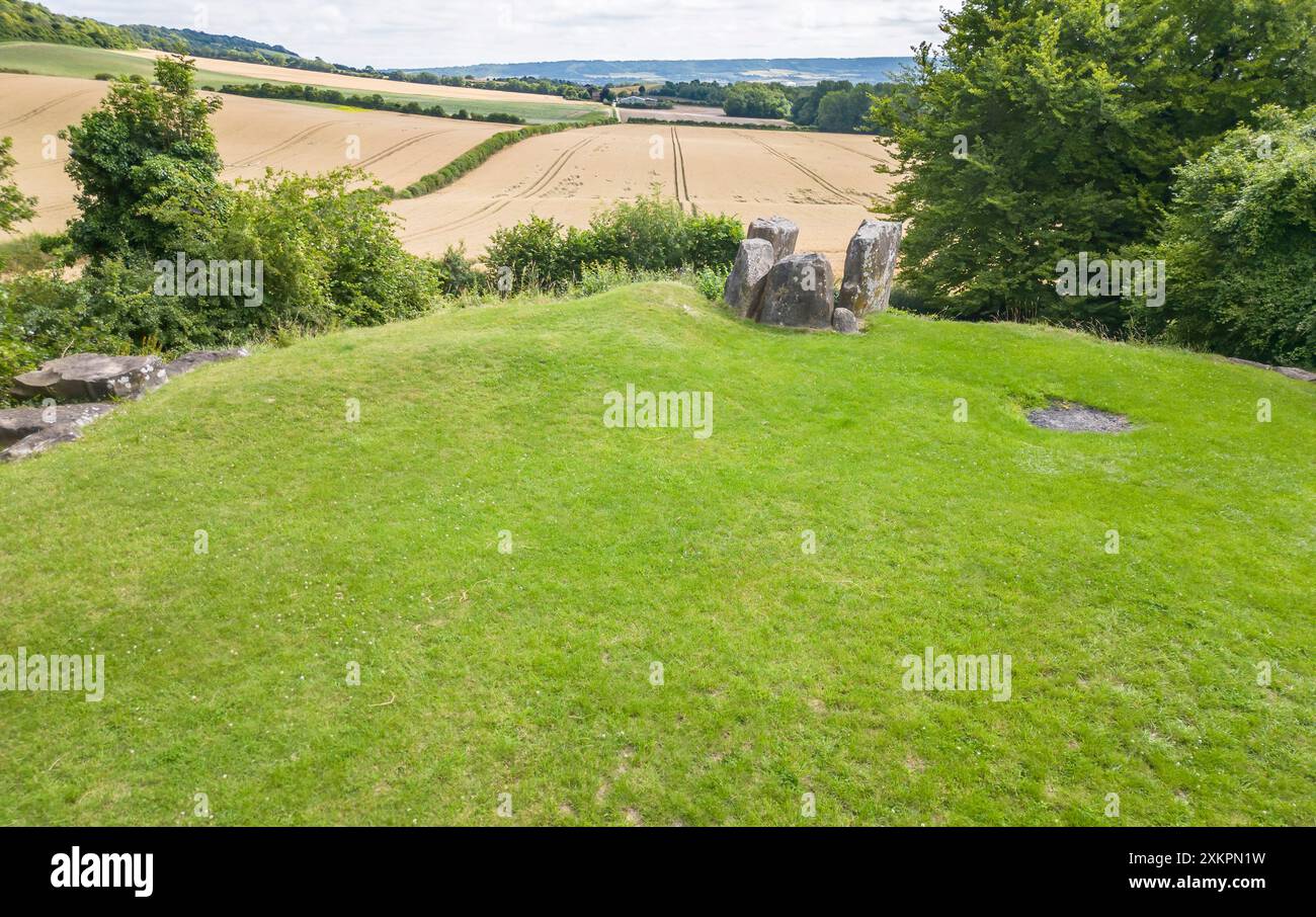 the coldrum long barrow is a chambered long barrow near the village of ...