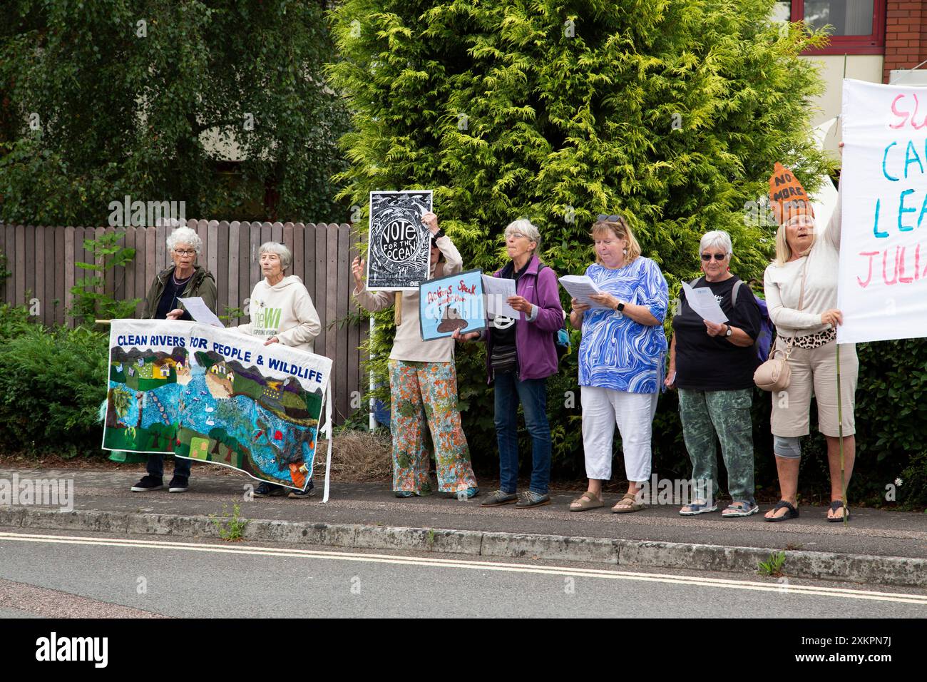 South West Water Protest, Peninsula Business Park, Exeter U.K on 24th ...