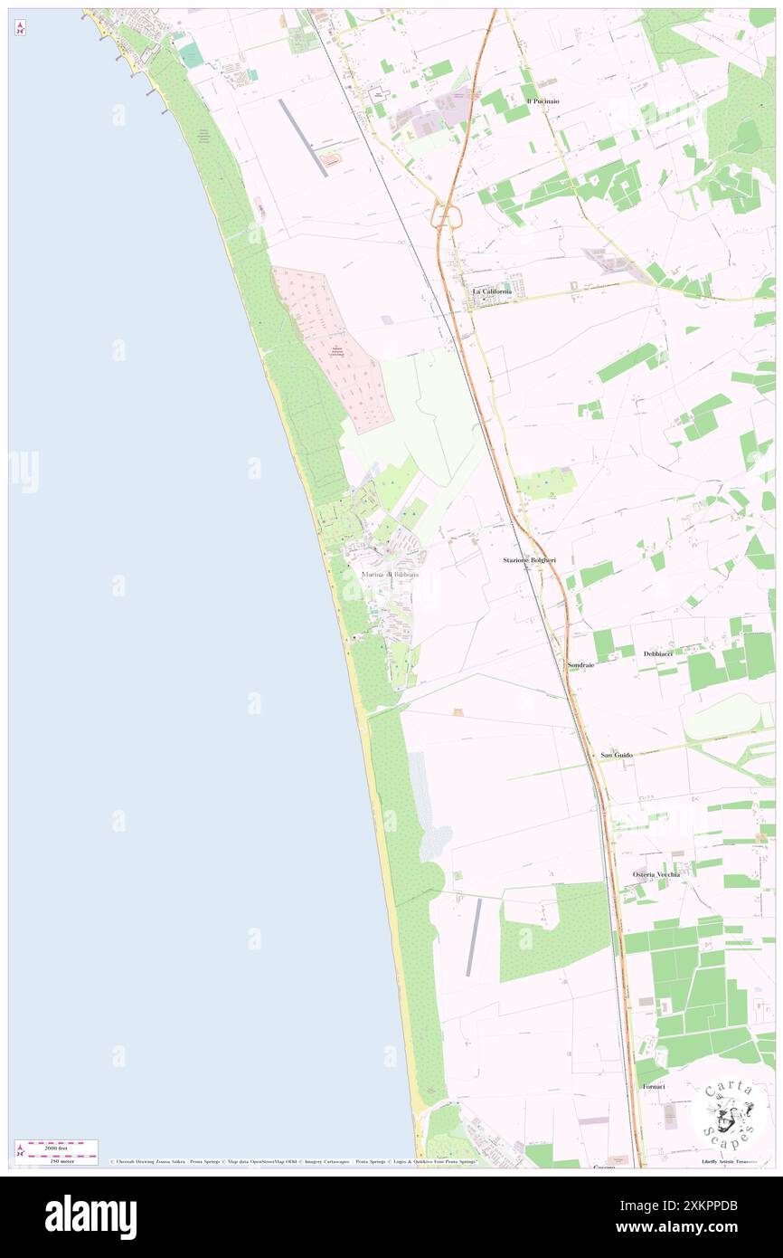 Marina di Bibbona, Provincia di Livorno, IT, Italy, Tuscany, N 43 14 ...