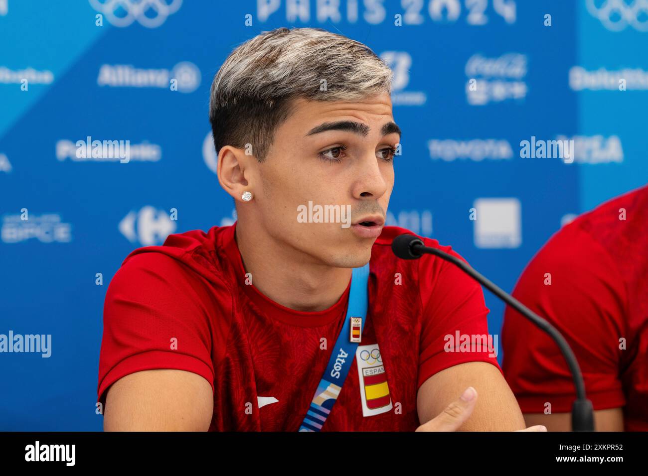 Rafa Lozano Jr (ESP) attends the Spain Media Day press conference ahead ...