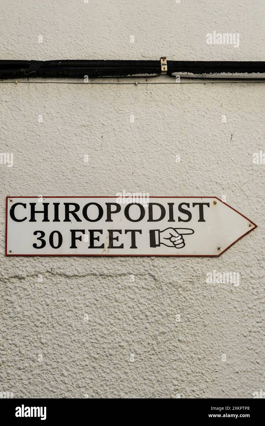 Chiropodist sign hi-res stock photography and images - Alamy