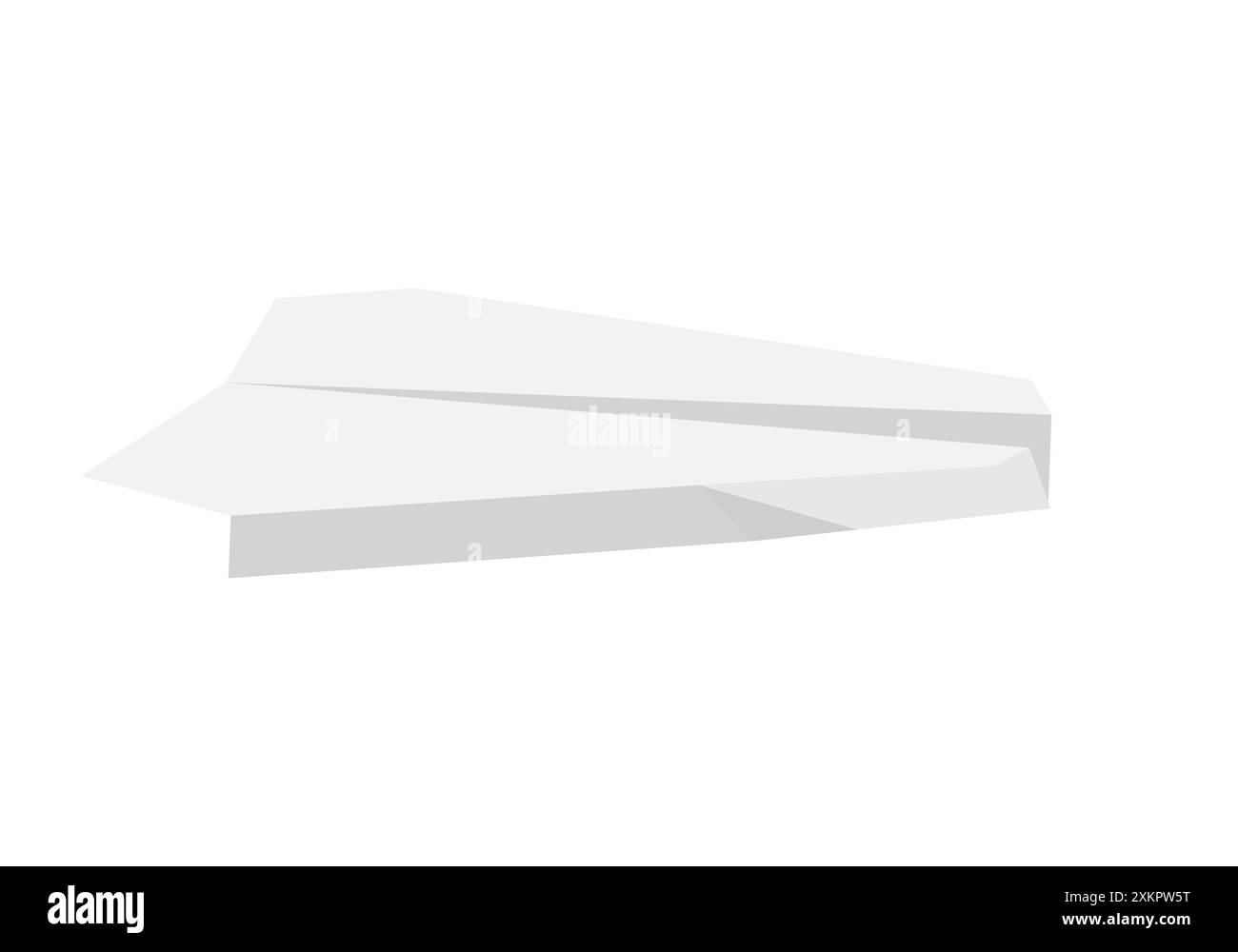 Handmade paper plane flying, folded airplane as letter and message ...