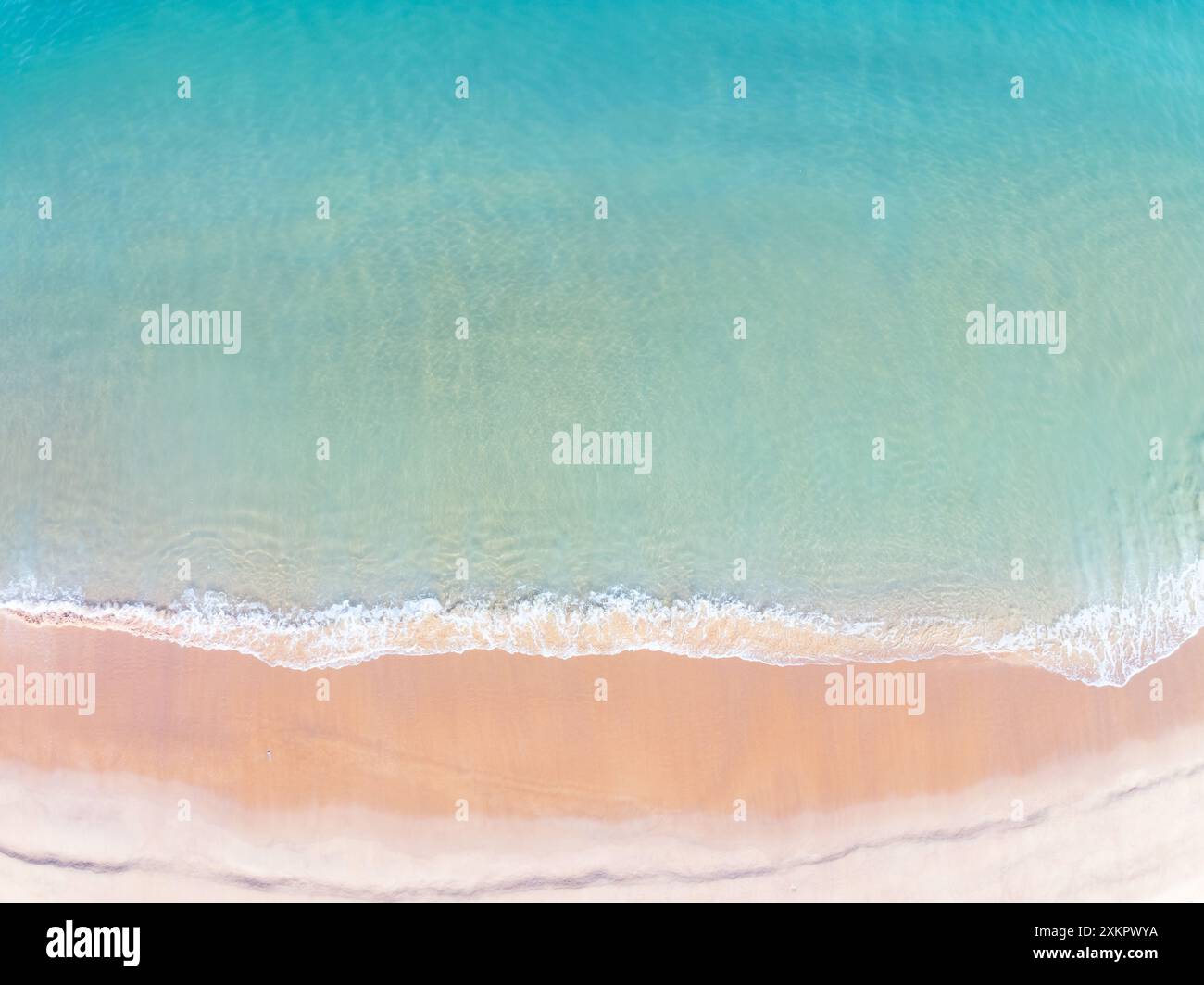 Aerial top view nature background of waves crashing in the ocean sea ...