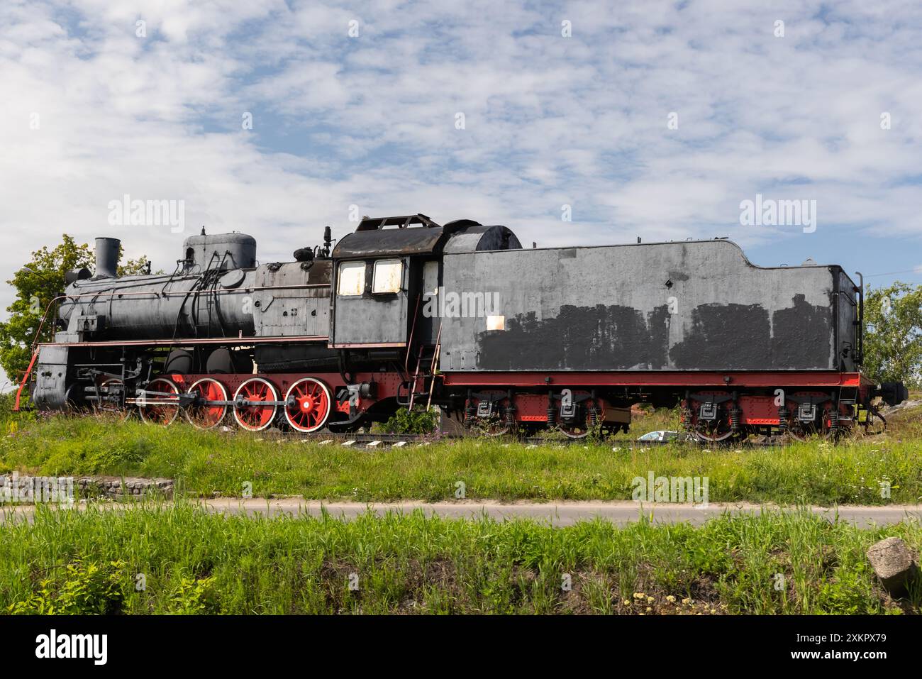 Steam locomotive side view hi-res stock photography and images - Alamy
