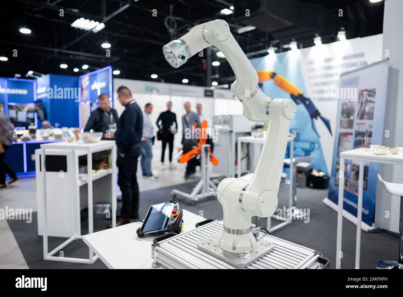 automated programmed robotic arm for manufacturing and industrial lines ...