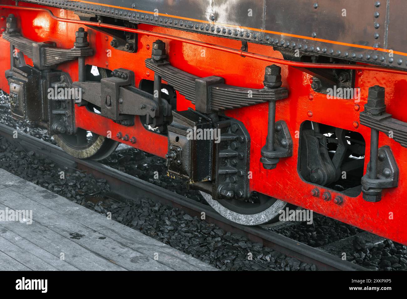 Close up of train wheels hi-res stock photography and images - Alamy