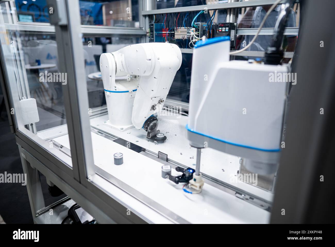 automated programmed robotic arm for manufacturing and industrial lines ...