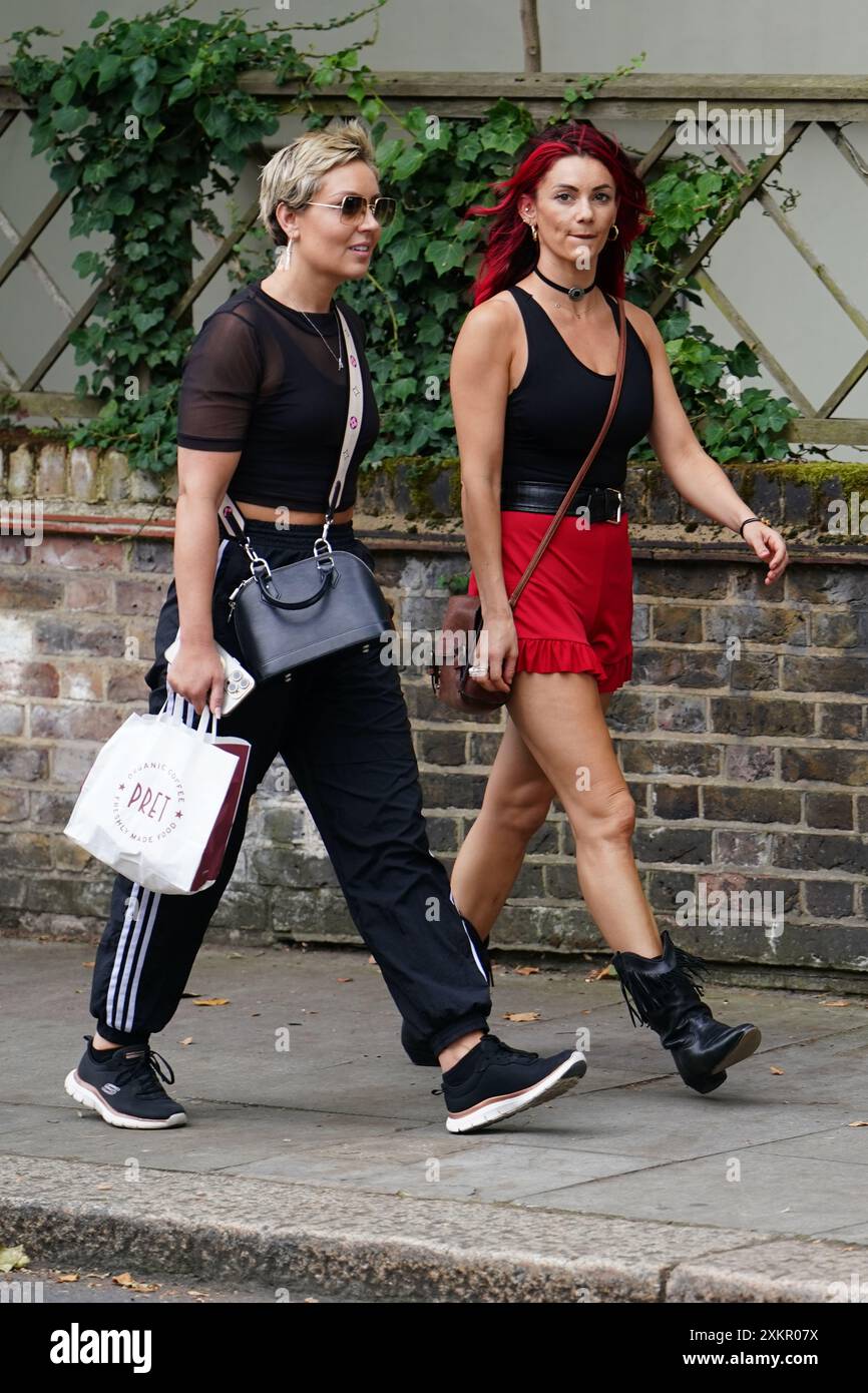 Strictly Come Dancing professional dancers Amy Dowden (left) and Dianne ...
