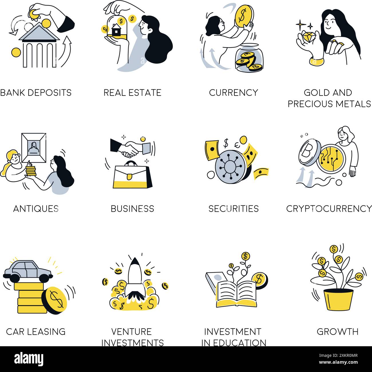 Various types depicted hi-res stock photography and images - Alamy