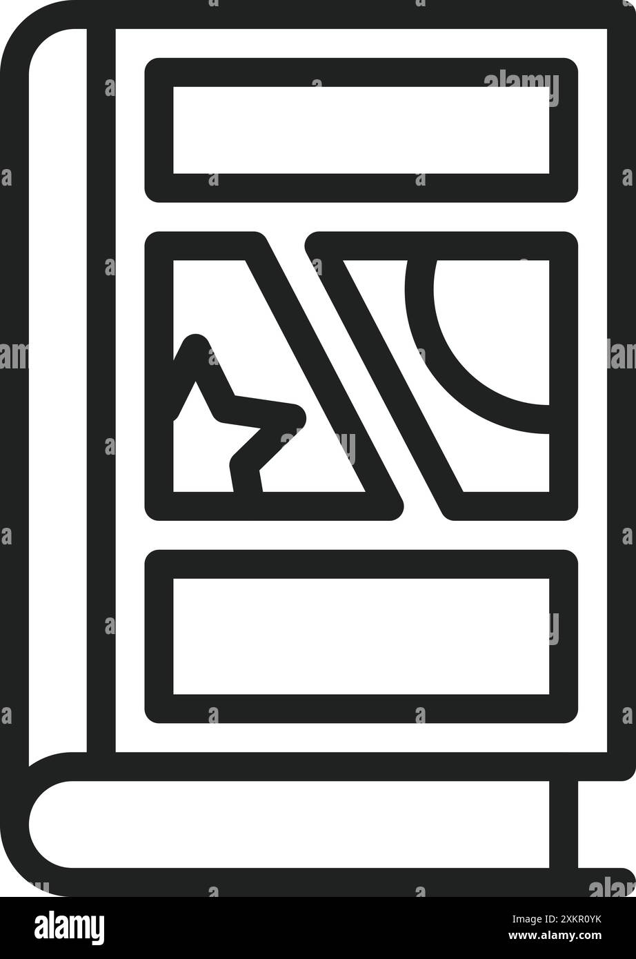 Comic Book icon vector image. Suitable for mobile application web ...