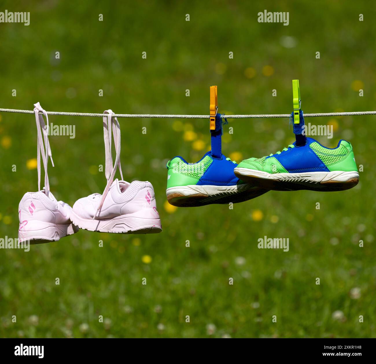 Turnschuhe hanging hi-res stock photography and images - Alamy