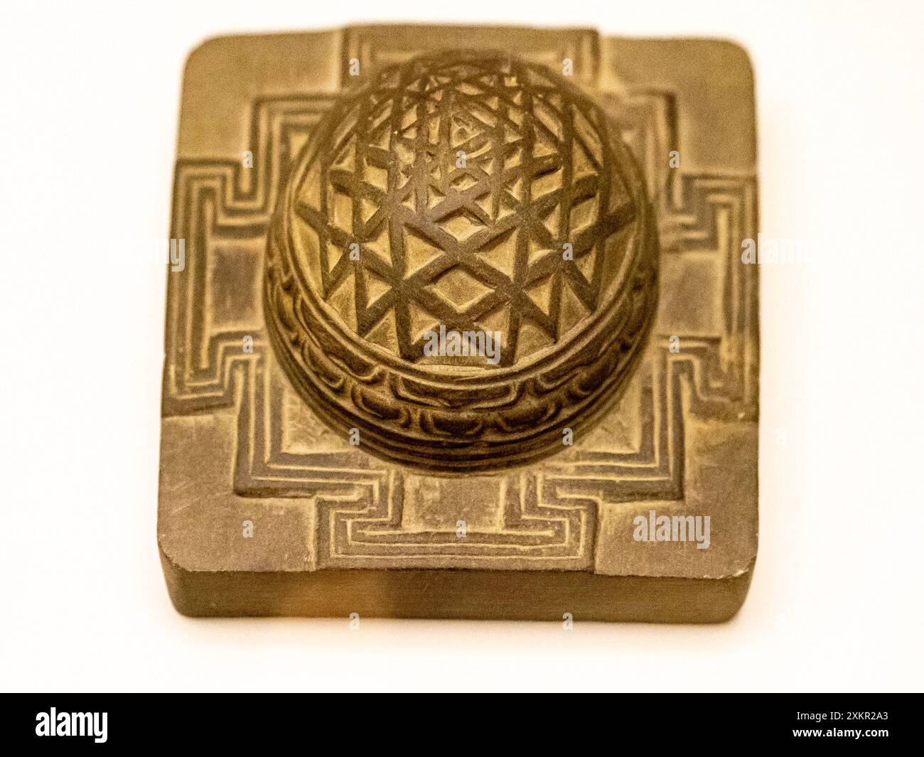 Shri Yantra, Tibet - China, 19th century, limestone, Anthropology ...