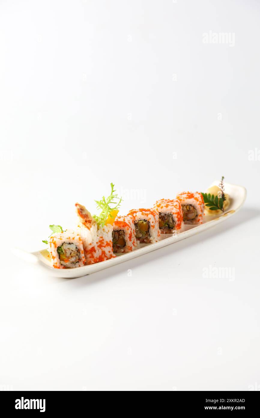 Mango Soft Shell Crab Roll，sushi Stock Photo - Alamy
