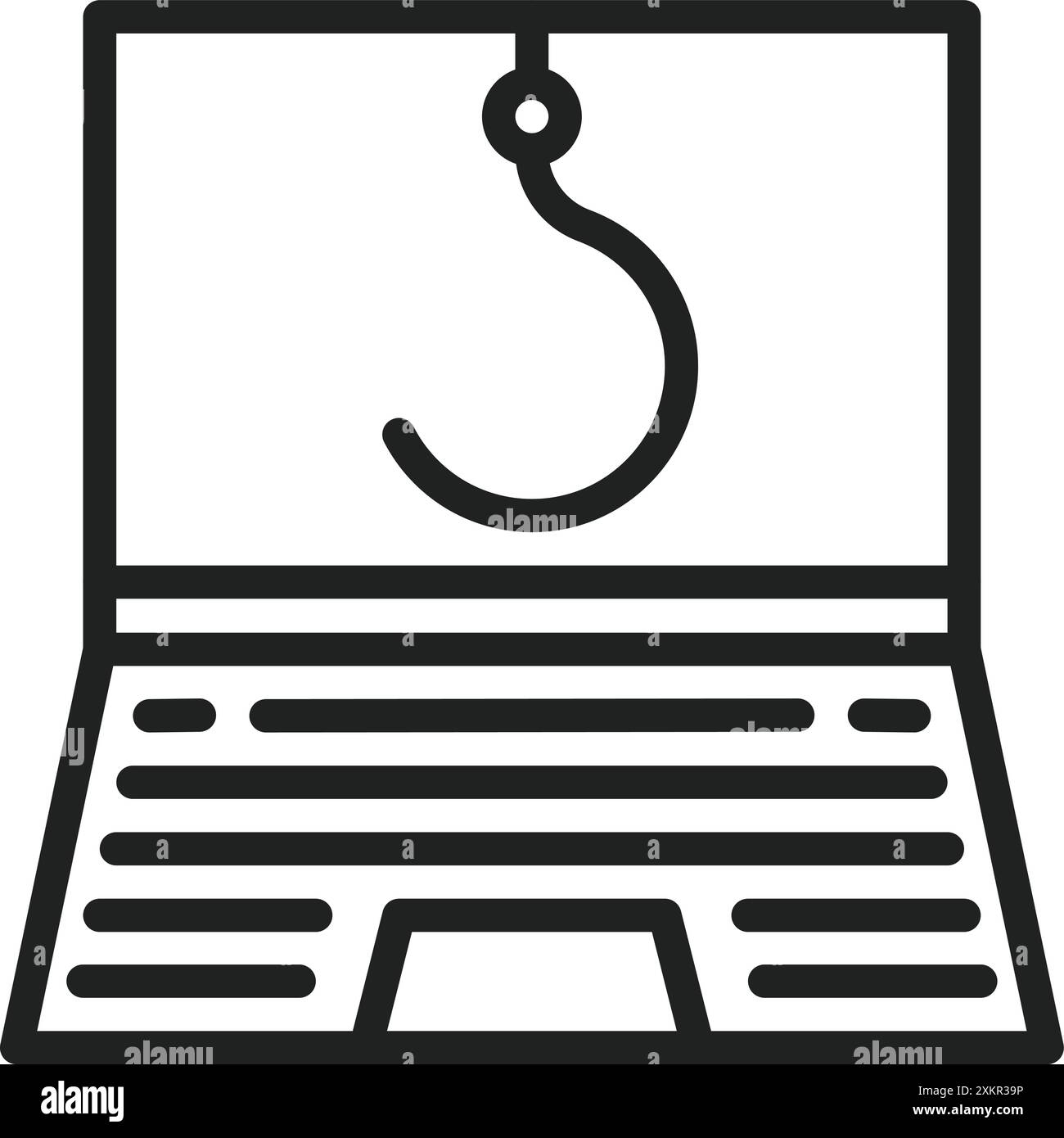 Data Phishing icon vector image. Suitable for mobile application web application and print media ...