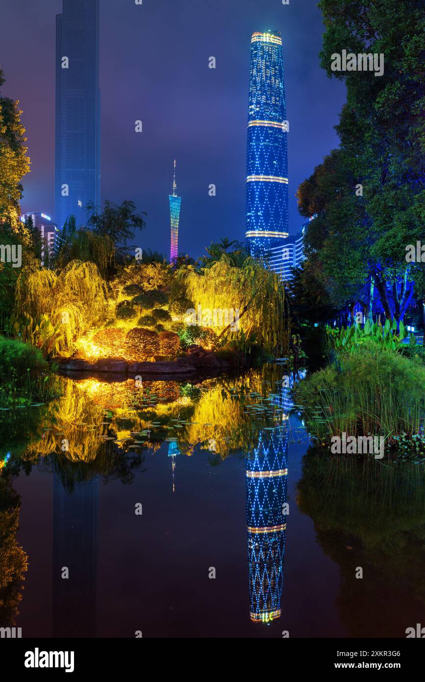 Guangzhou city downtown famous tower hi-res stock photography and images - Alamy