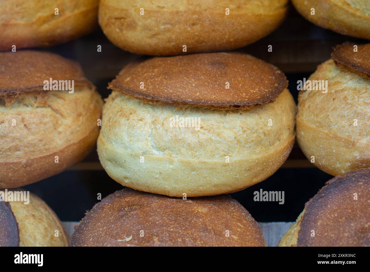 Traditional Turkish style made bread loaf Stock Photo - Alamy