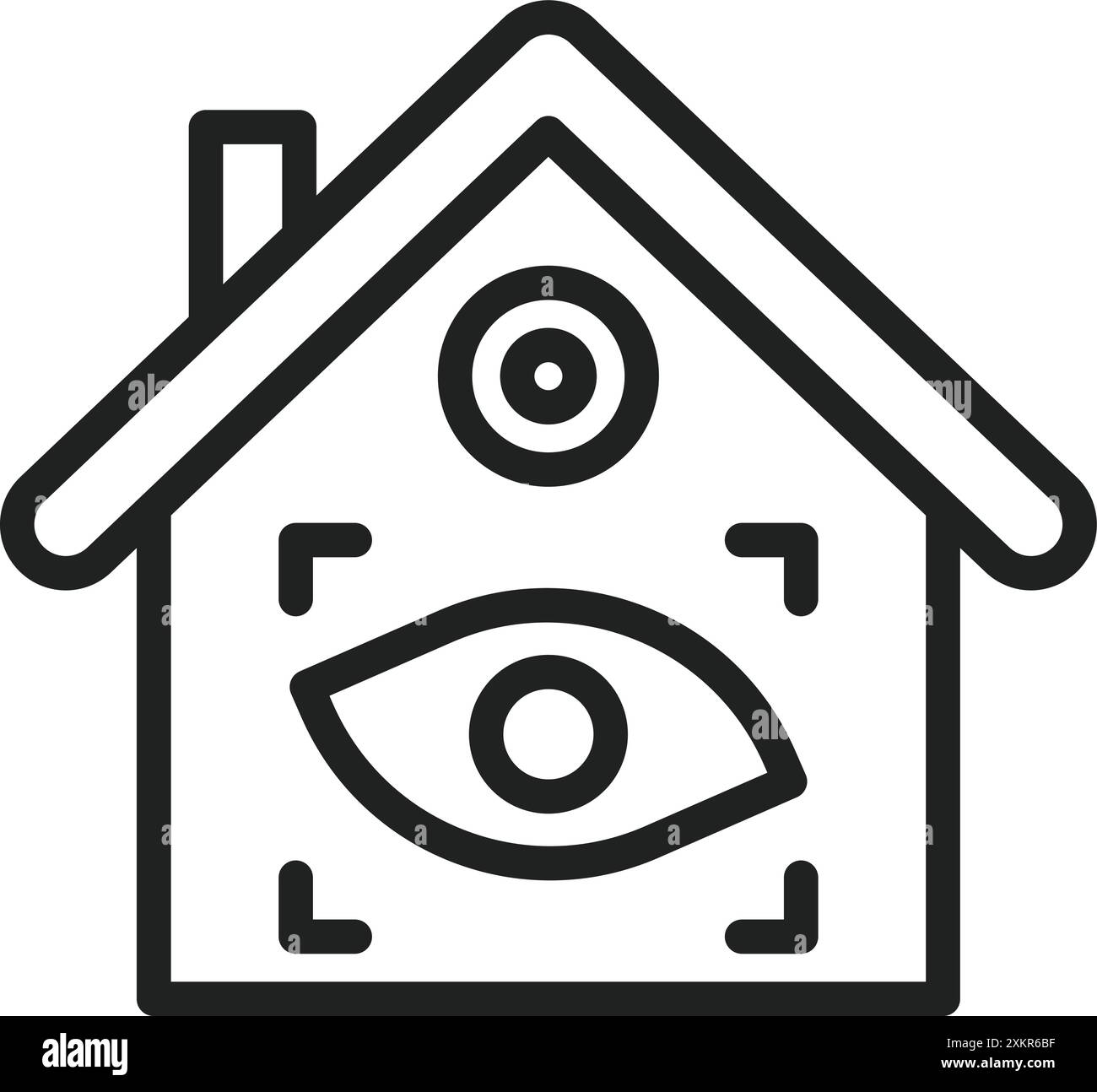 Eye Scanner icon vector image. Suitable for mobile application web application and print media ...