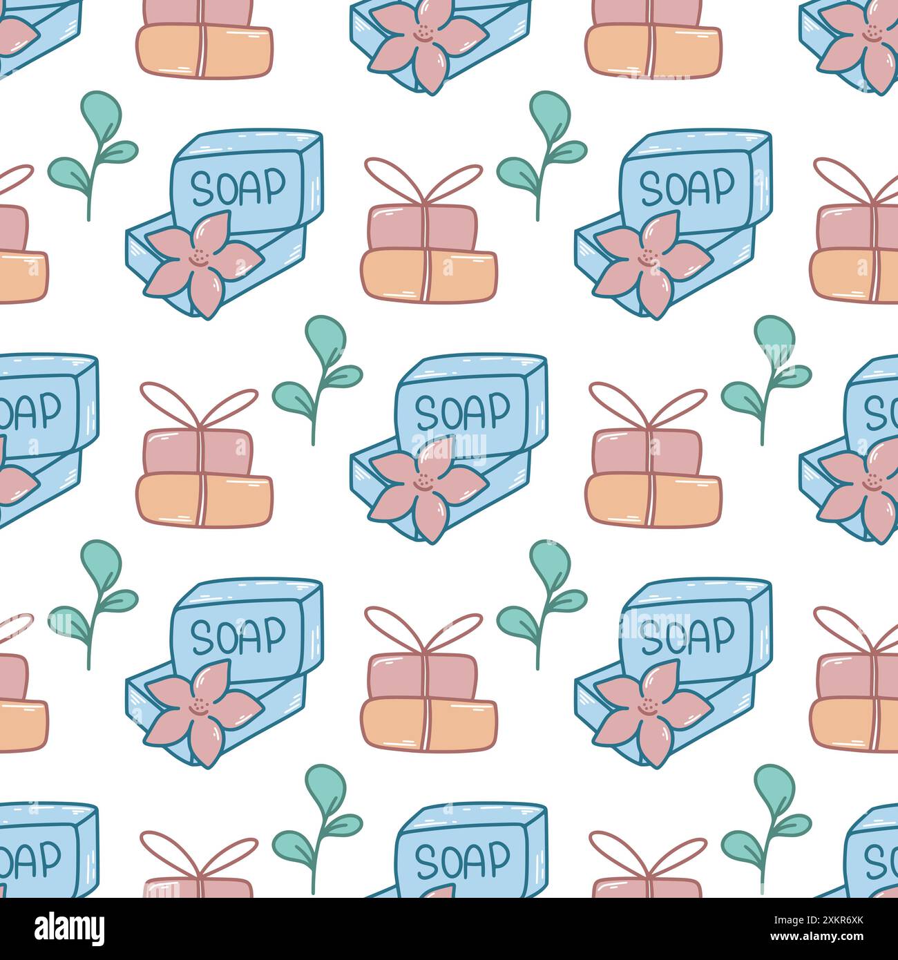 Soap bar hygiene color Stock Vector Images - Alamy