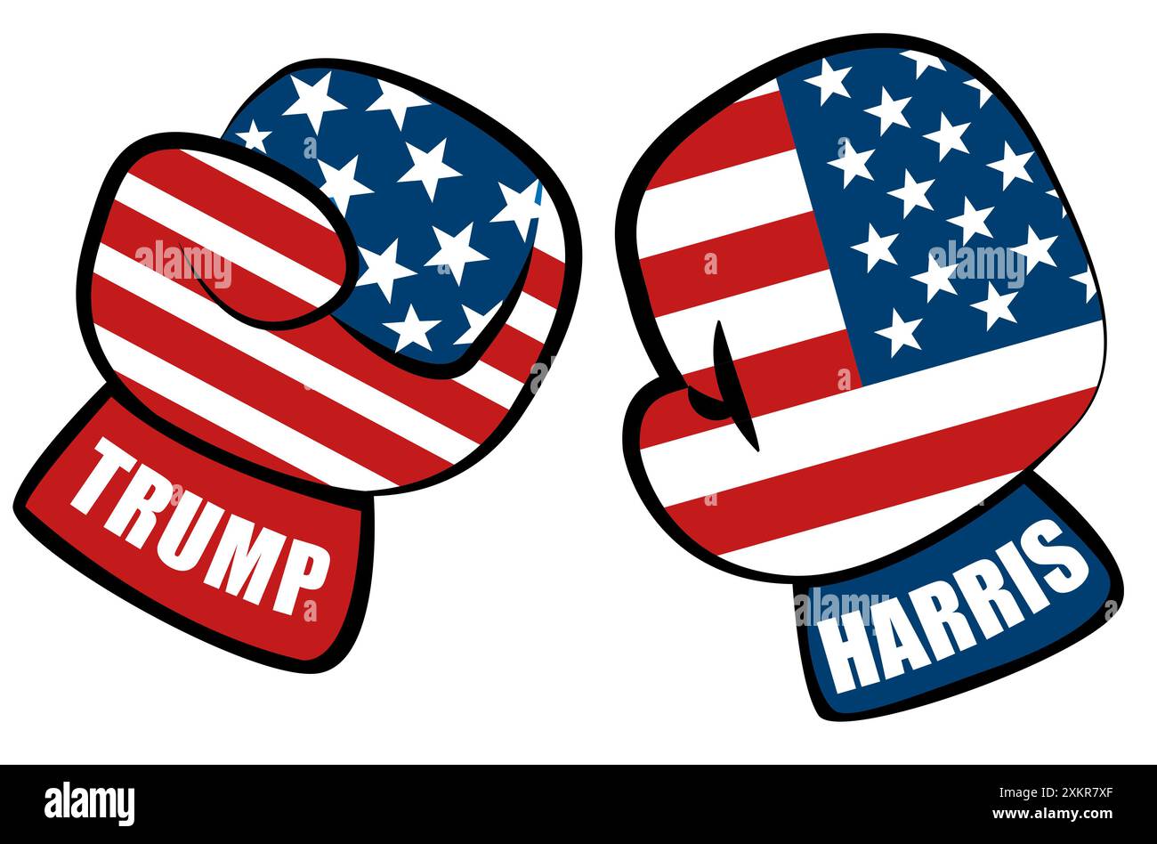 Kamala Harris and Donald Trump battle for becoming president of USA ...