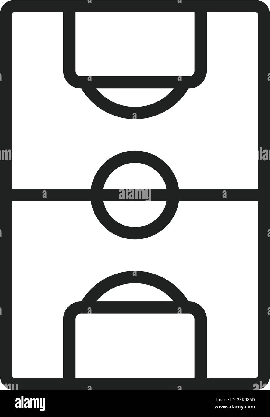 Football Field icon vector image. Suitable for mobile application web ...